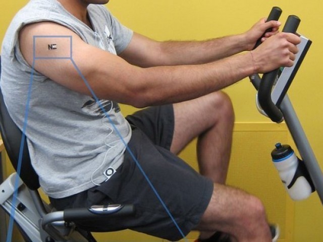 Charge the battery with exercise